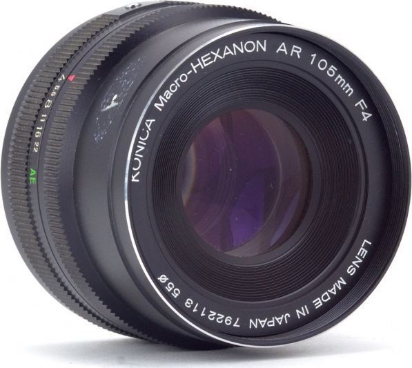 Konica MF 105mm f/4 Macro AR Bellows Lens — Specs, Review... | GearFocus